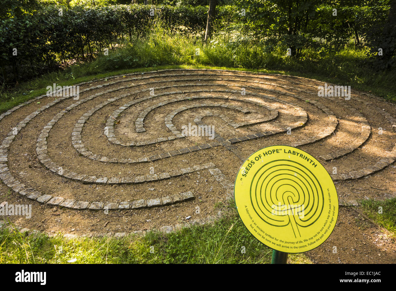 Seeds of Hope Labyrinth, Guildford Cathedral. 'A symbol of the journey ...