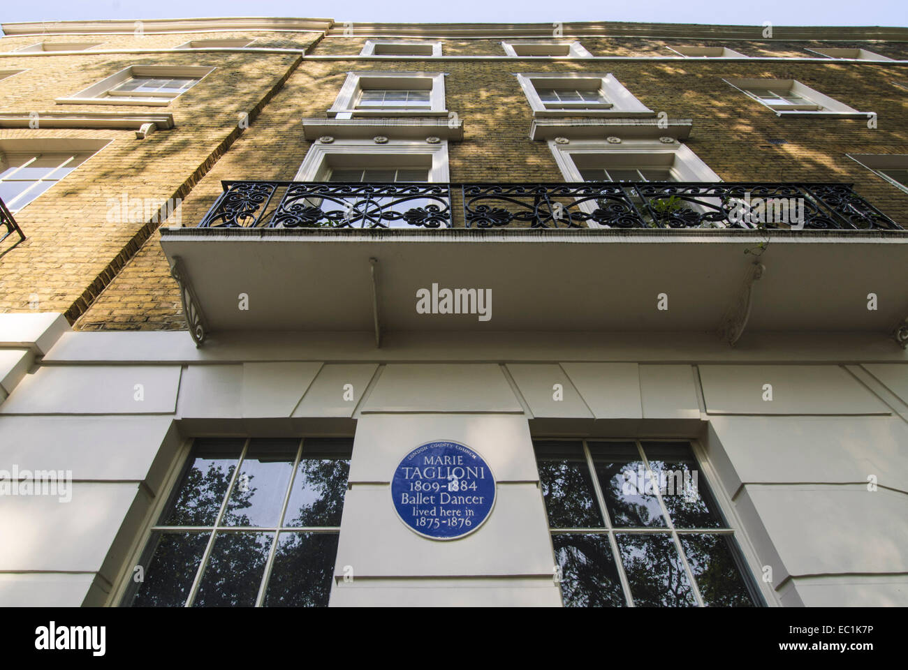 Marie Taglioni blue plaque, Connaught Square, London W1.Born April 23 ...