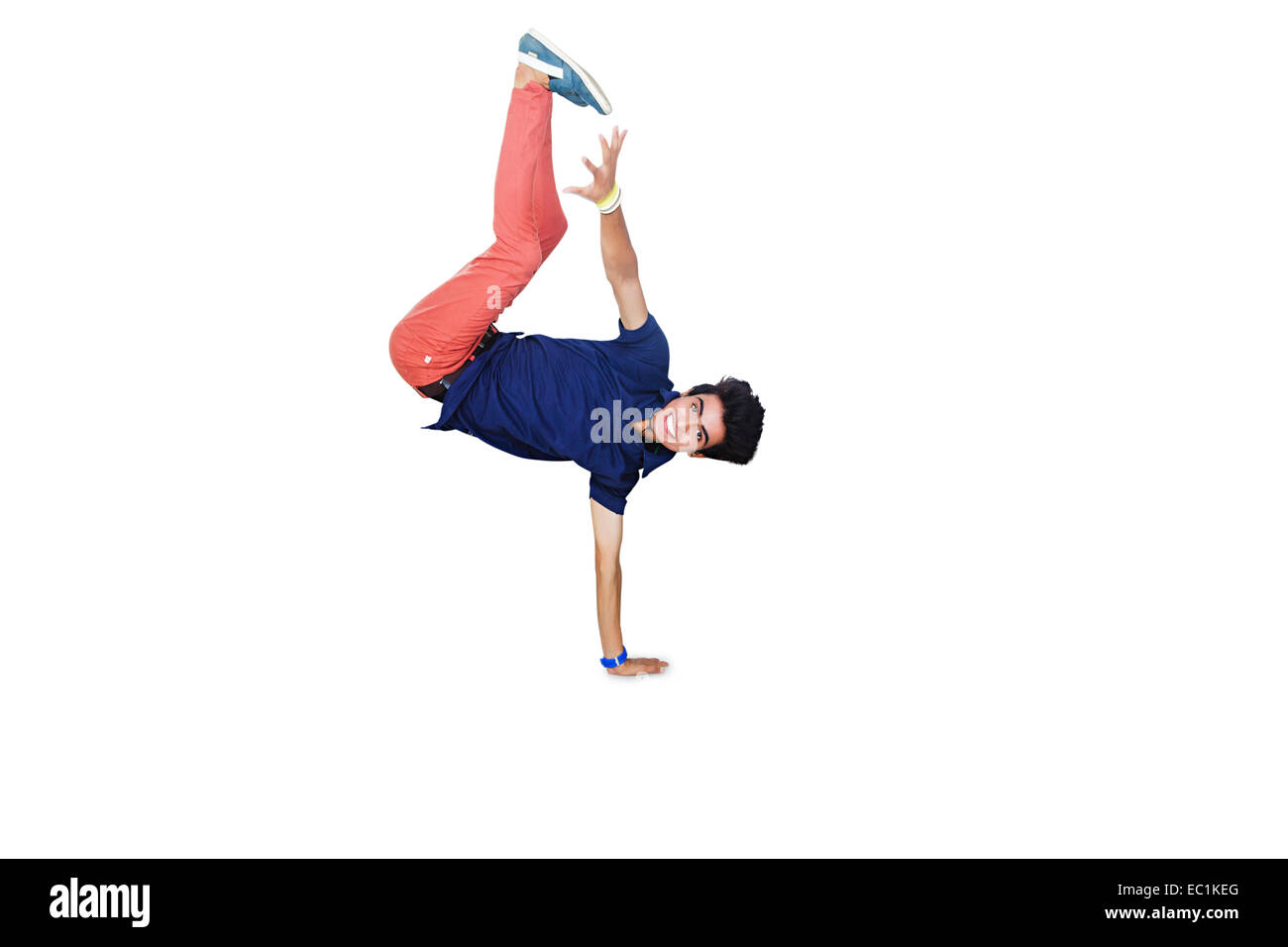 indian College boy Stunt Stock Photo - Alamy