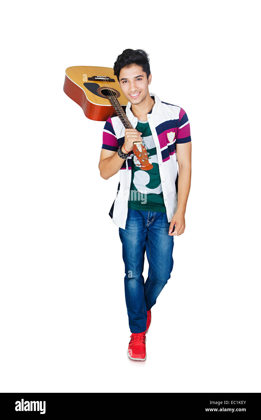 Boy guitar singing hi-res stock photography and images - Alamy