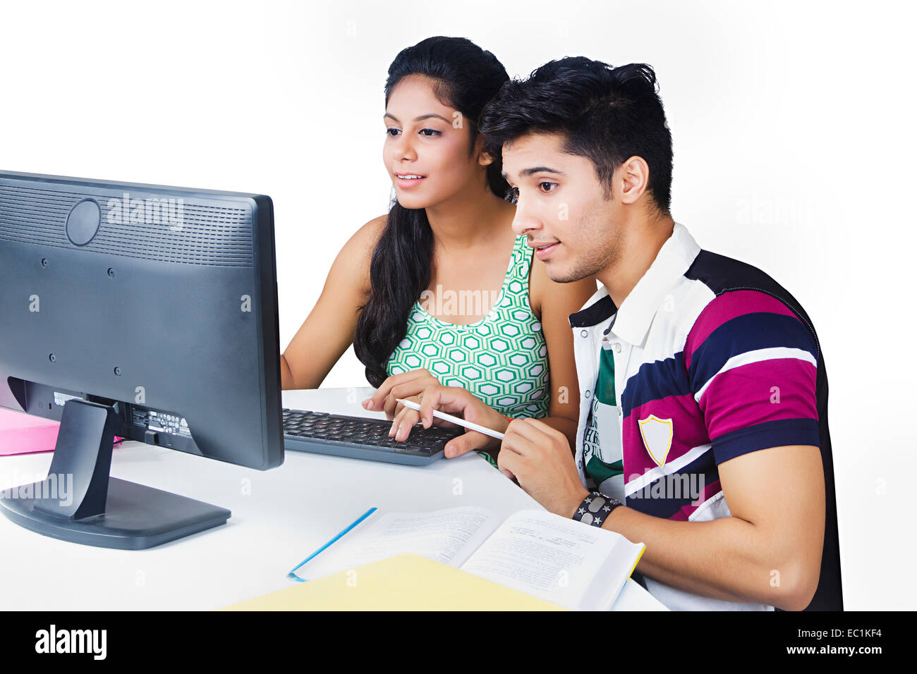indian college friend study Stock Photo - Alamy