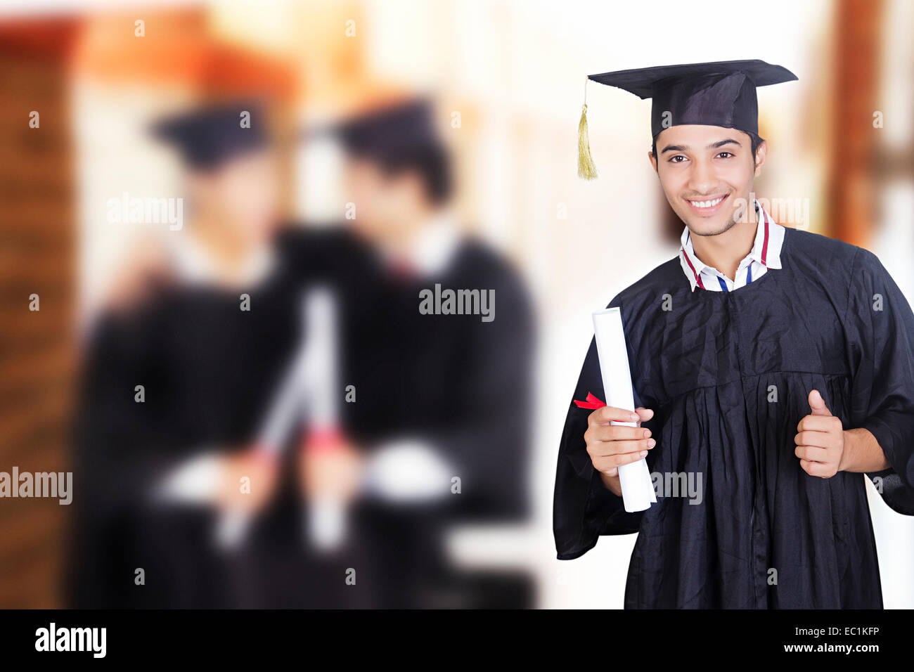 indian boy Graduation Degree Stock Photo - Alamy