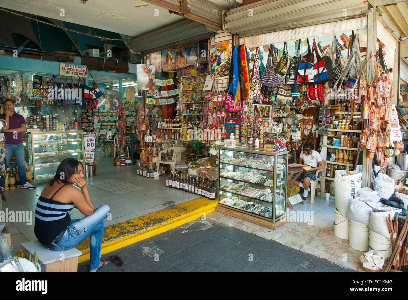 Dominikanische Republik, Santo Domingo, Zona Colonial, Mercado Modelo ...