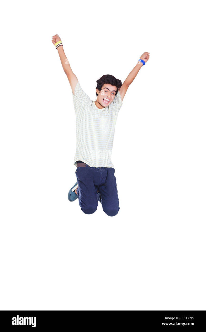 Jumping excited confident aspiring hi-res stock photography and images ...