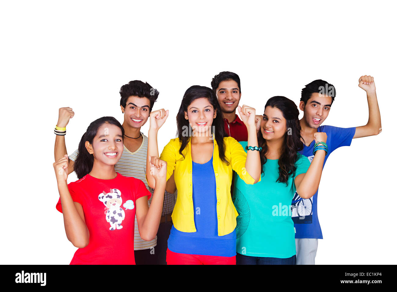 indian College Friends Students cheer Stock Photo - Alamy
