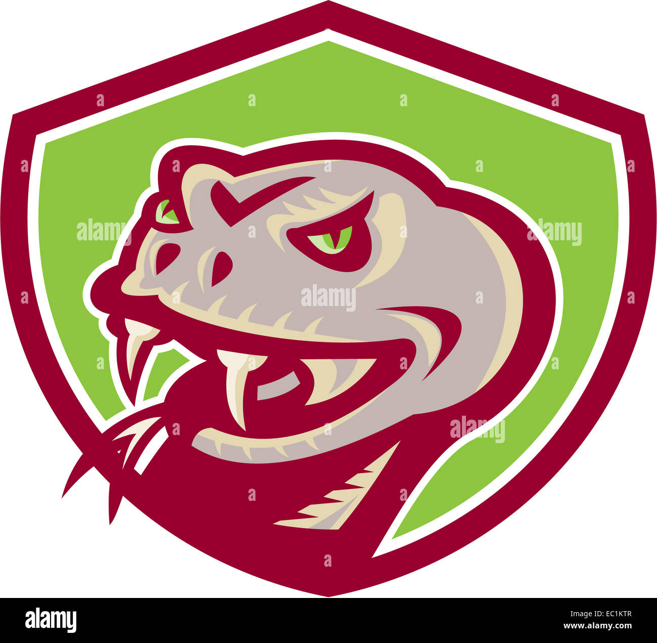 Snake head fangs hi-res stock photography and images - Alamy