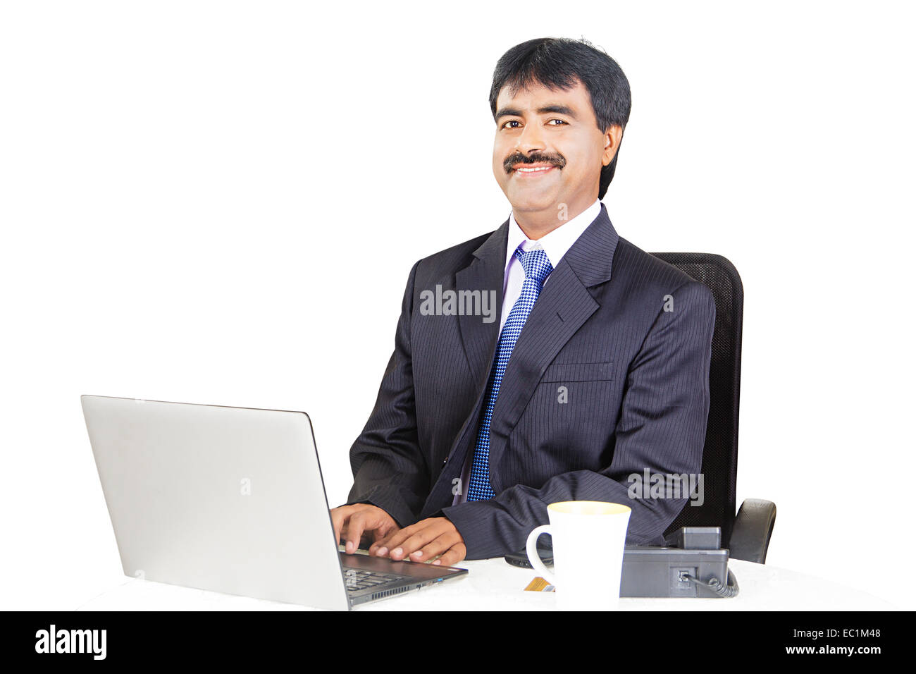 Indian man work office hi-res stock photography and images - Alamy