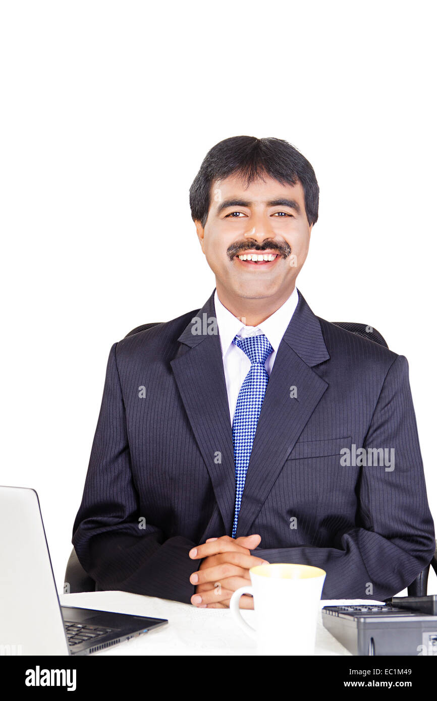 Indian man work office hi-res stock photography and images - Alamy