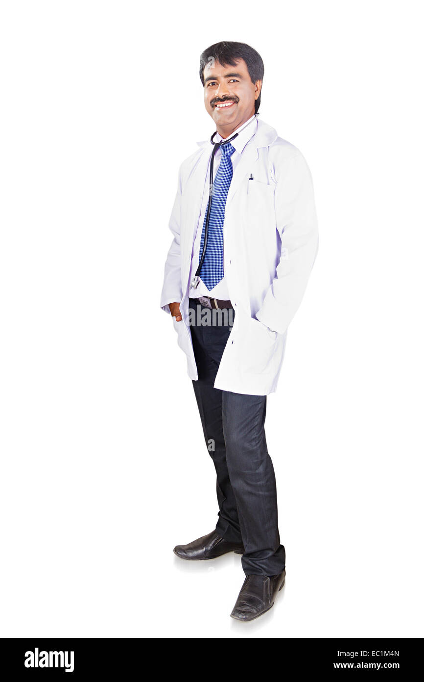 one indian Doctor standing pose Stock Photo - Alamy