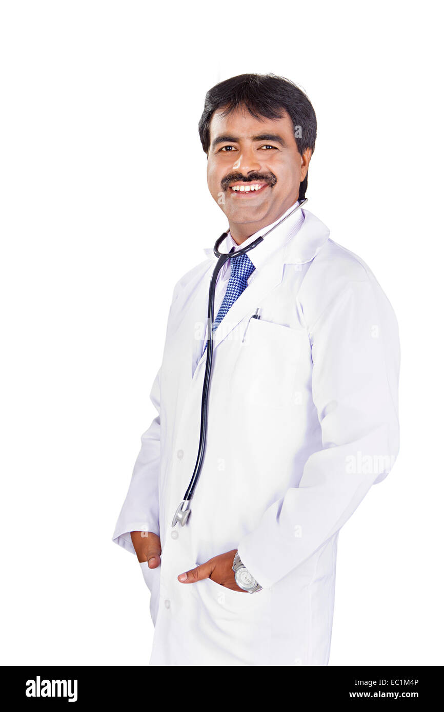 one indian Doctor standing pose Stock Photo - Alamy