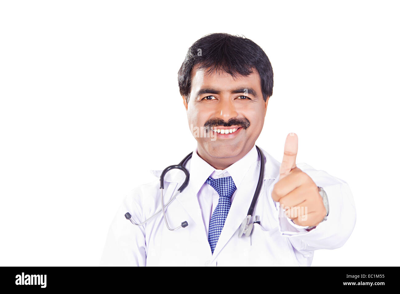 Thumbs up portrait doctor Cut Out Stock Images & Pictures - Alamy