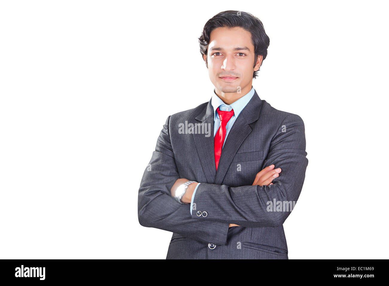 Indian business man standing hi-res stock photography and images - Alamy