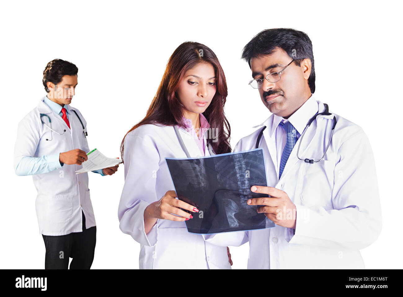 Female doctor sharing medical report hi-res stock photography and ...