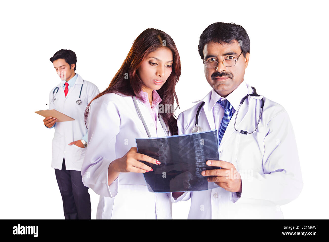 Indian doctor holding up x ray hi-res stock photography and images - Alamy