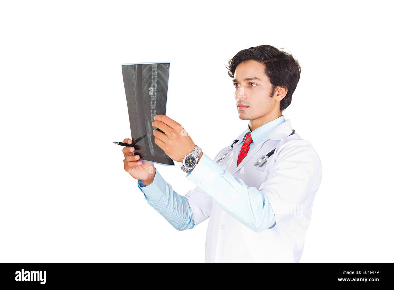 one indian Doctor X-Ray Report Stock Photo - Alamy