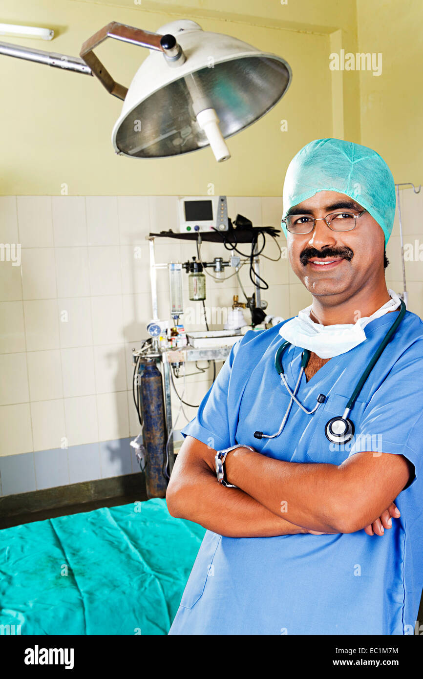 indian Doctor Medical Surgeon Stock Photo - Alamy