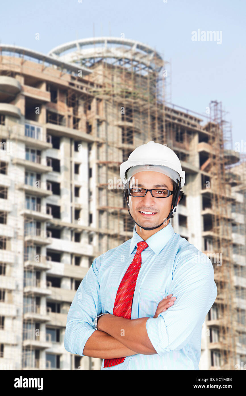 one indian man Engineer Stock Photo - Alamy
