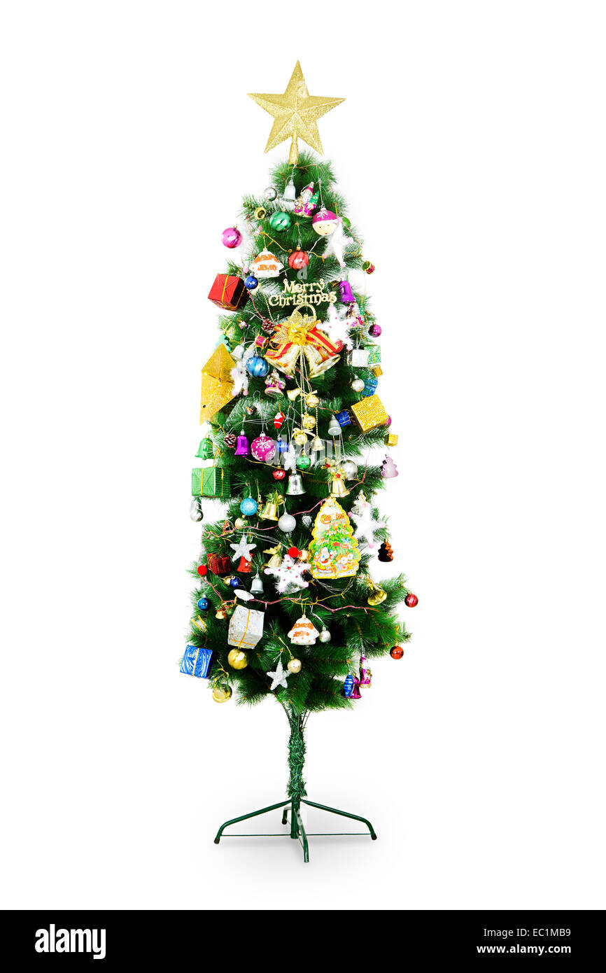 Traditional christmas pattern trees Cut Out Stock Images & Pictures - Alamy