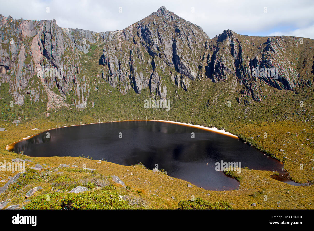 Lake Rhona, pooled on the slopes of the Denison Range Stock Photo - Alamy