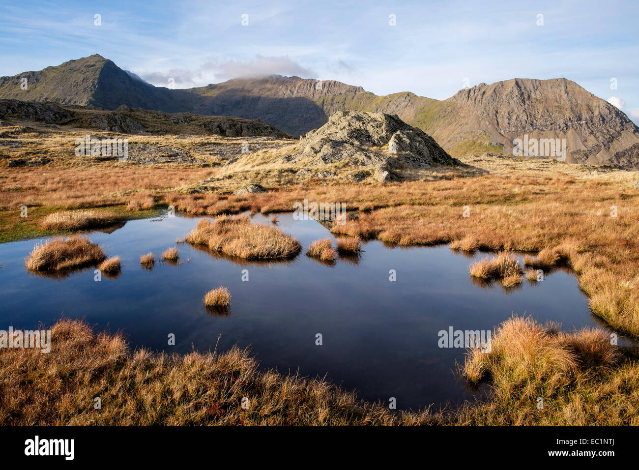 Carnedd ugain crib y ddysgl hi-res stock photography and images - Alamy