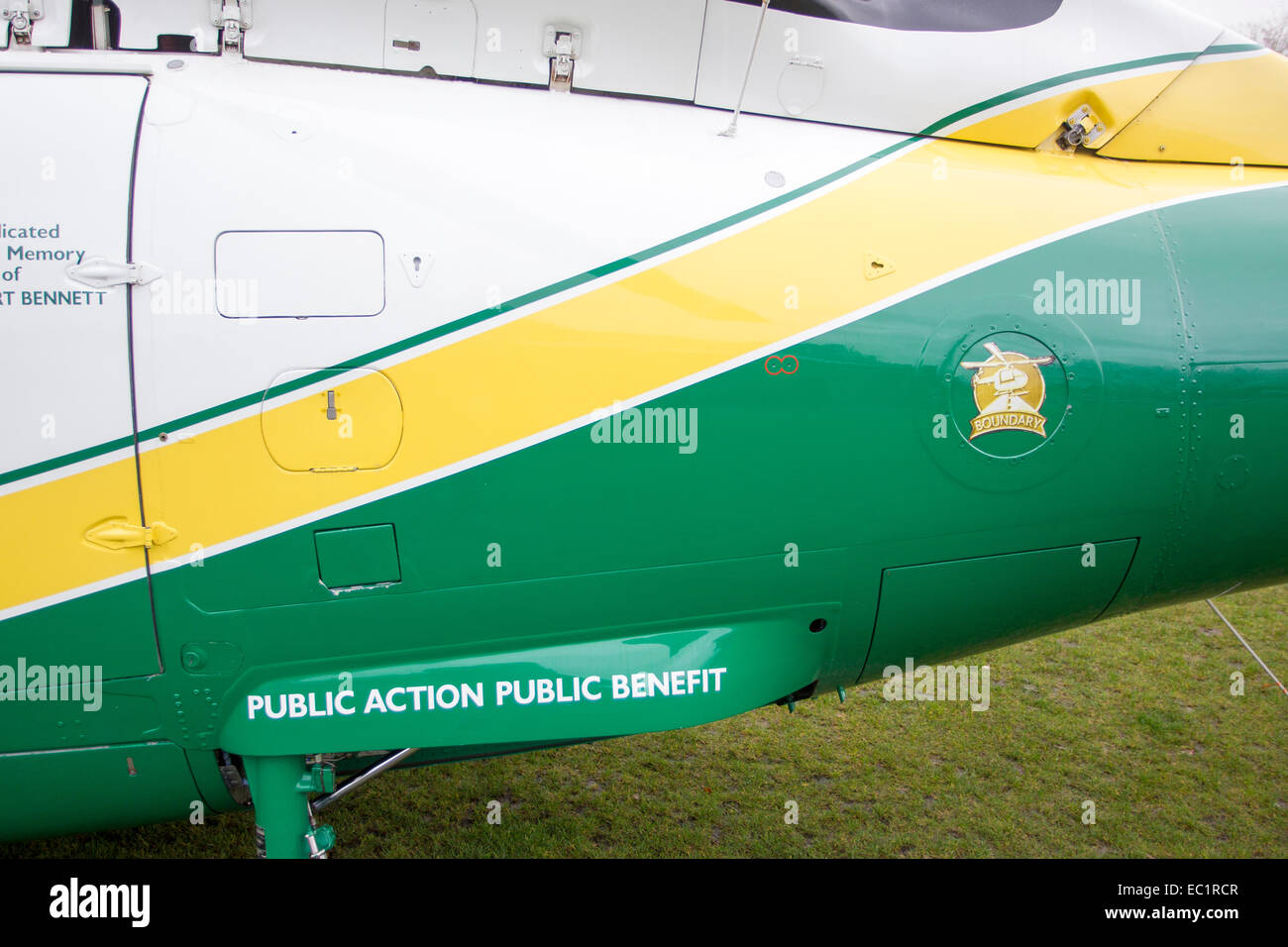 The Great North Air Ambulance Service (GNAAS) helicopter aircraft At ...