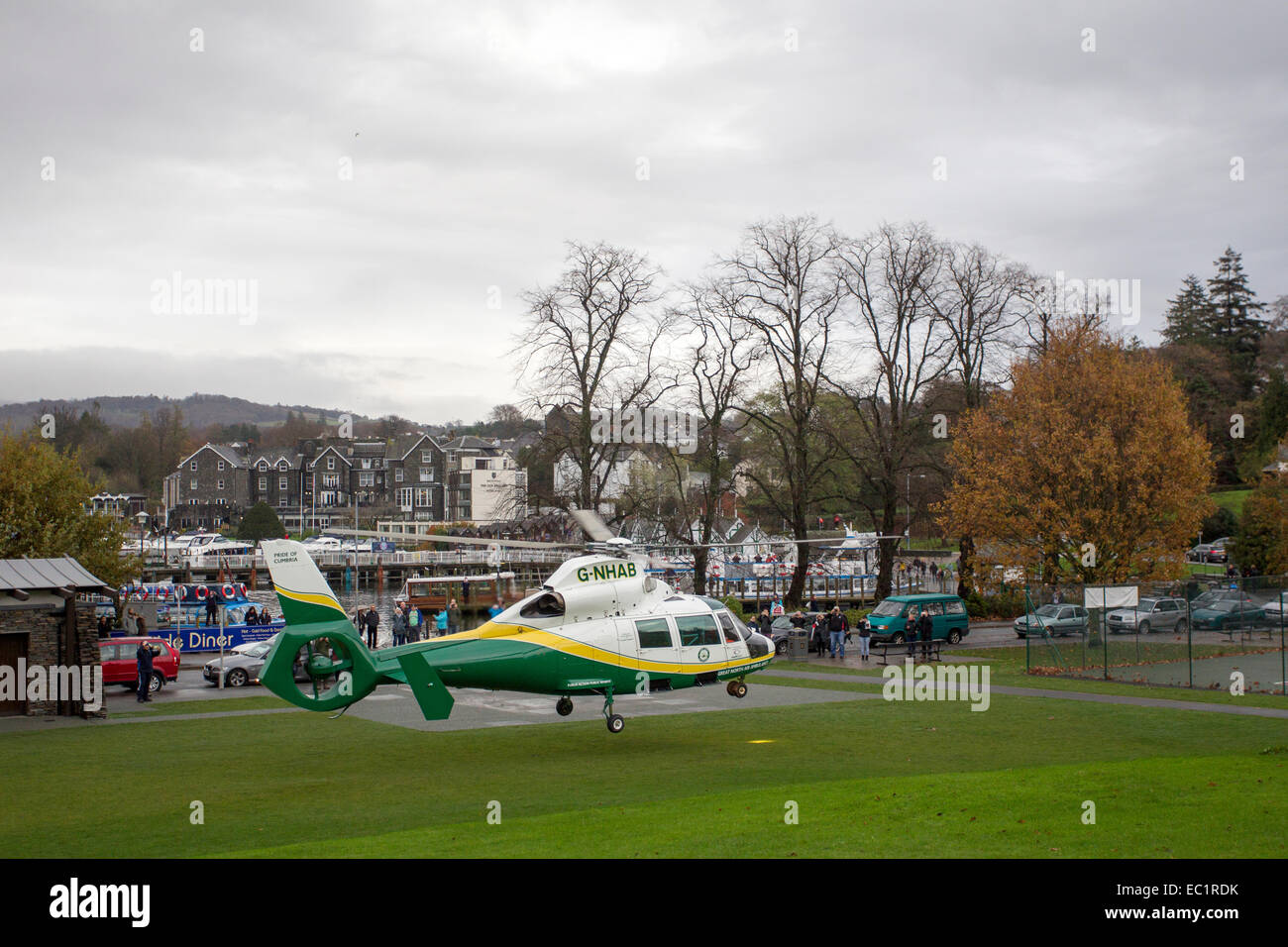 The Great North Air Ambulance Service (GNAAS) helicopter aircraft At ...