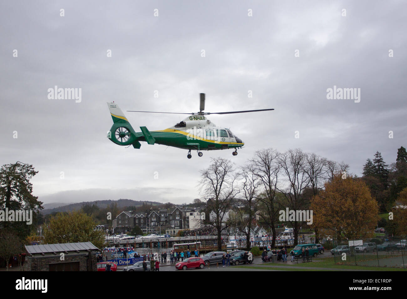 The Great North Air Ambulance Service (GNAAS) helicopter aircraft At ...
