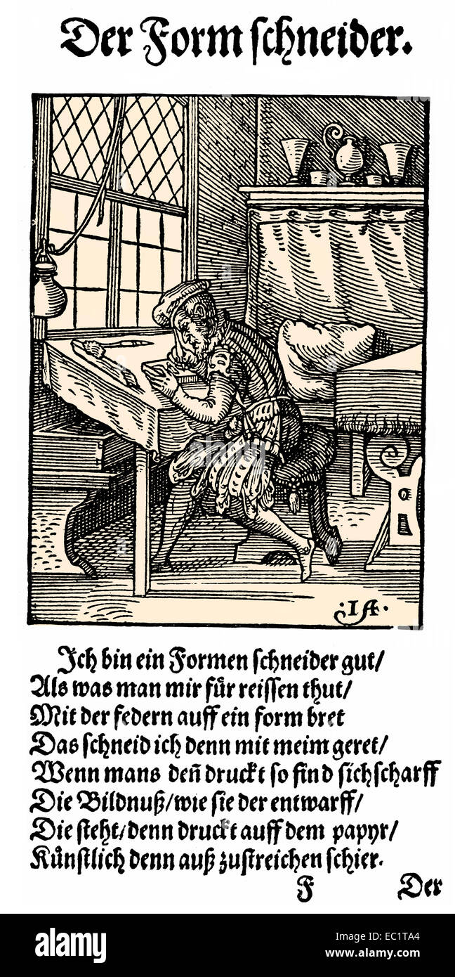 1568, description of the trades, text by Hans Sachs, 1494 - 1576, a ...