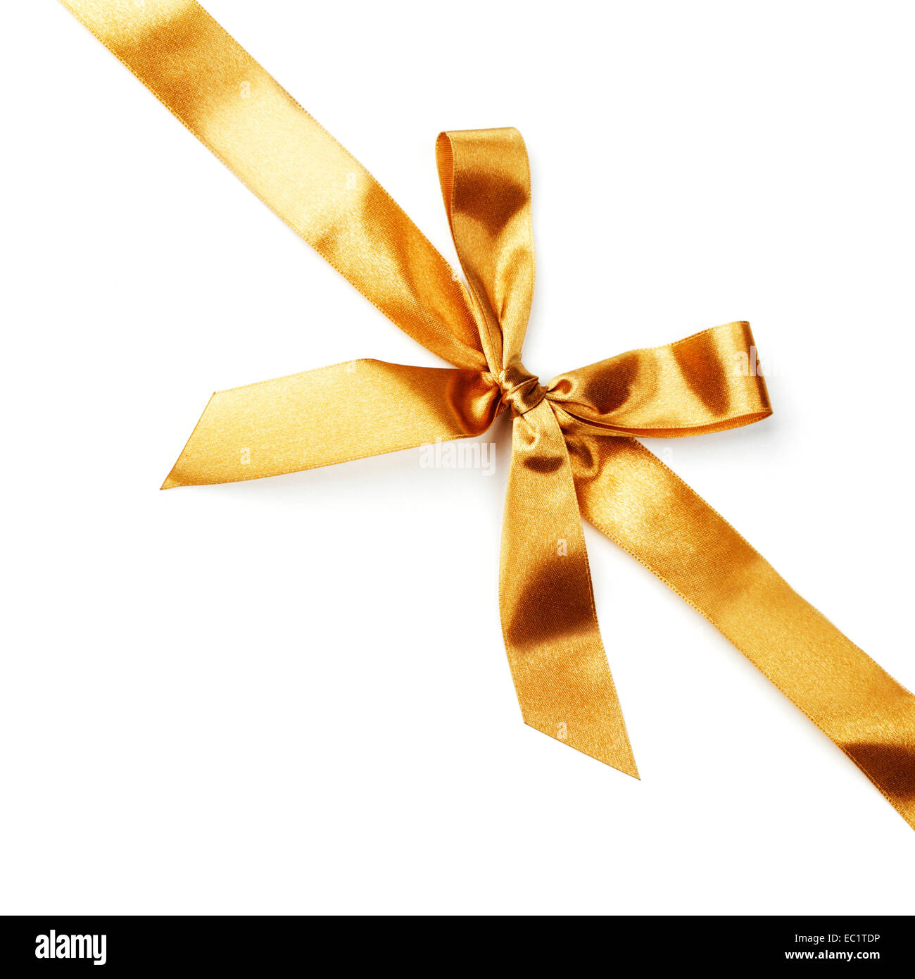 Christmas border frame gold ribbon Cut Out Stock Images & Pictures - Alamy
