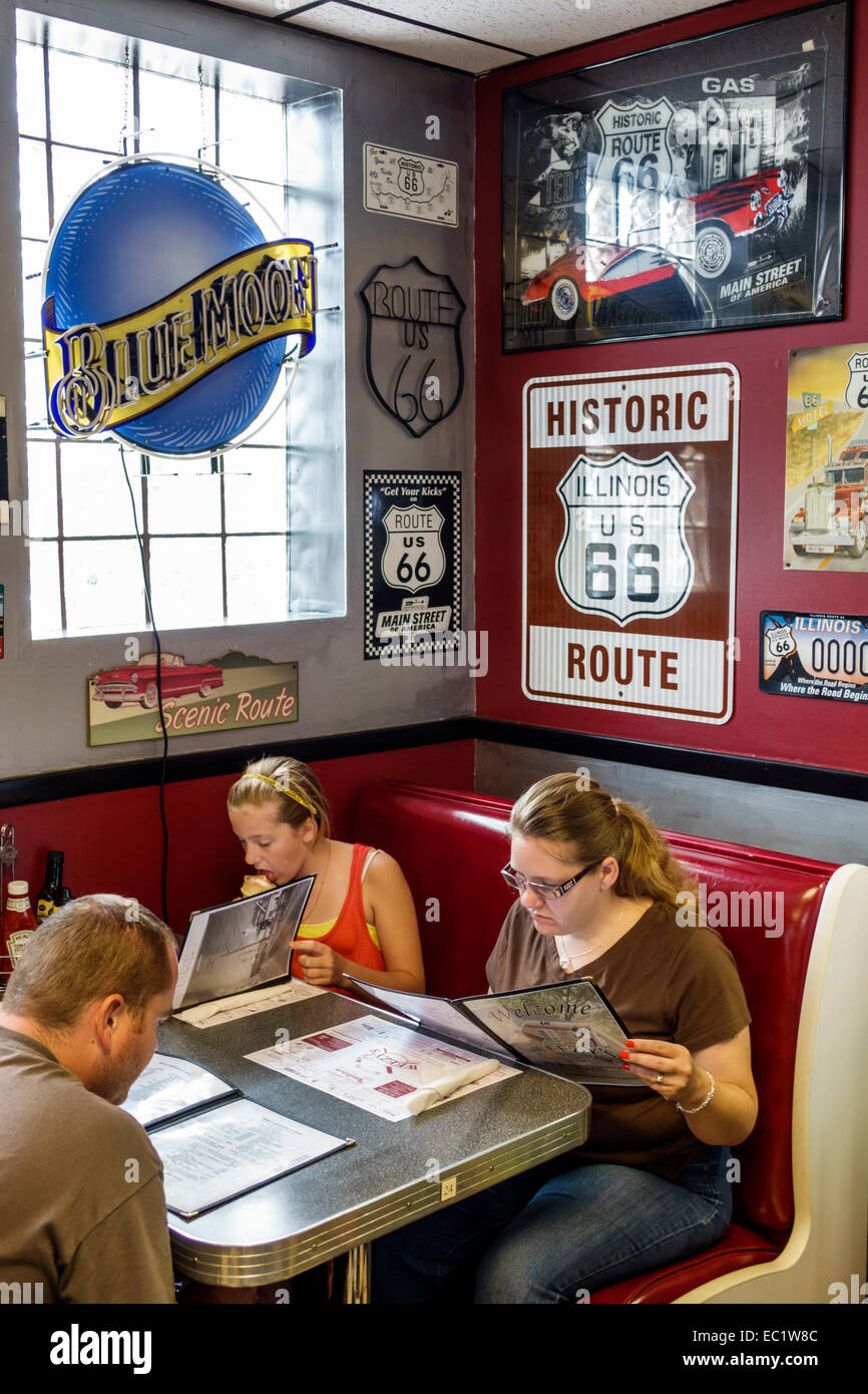 Illinois Hamel,historic highway Route 66,Weezy's,restaurant restaurants ...
