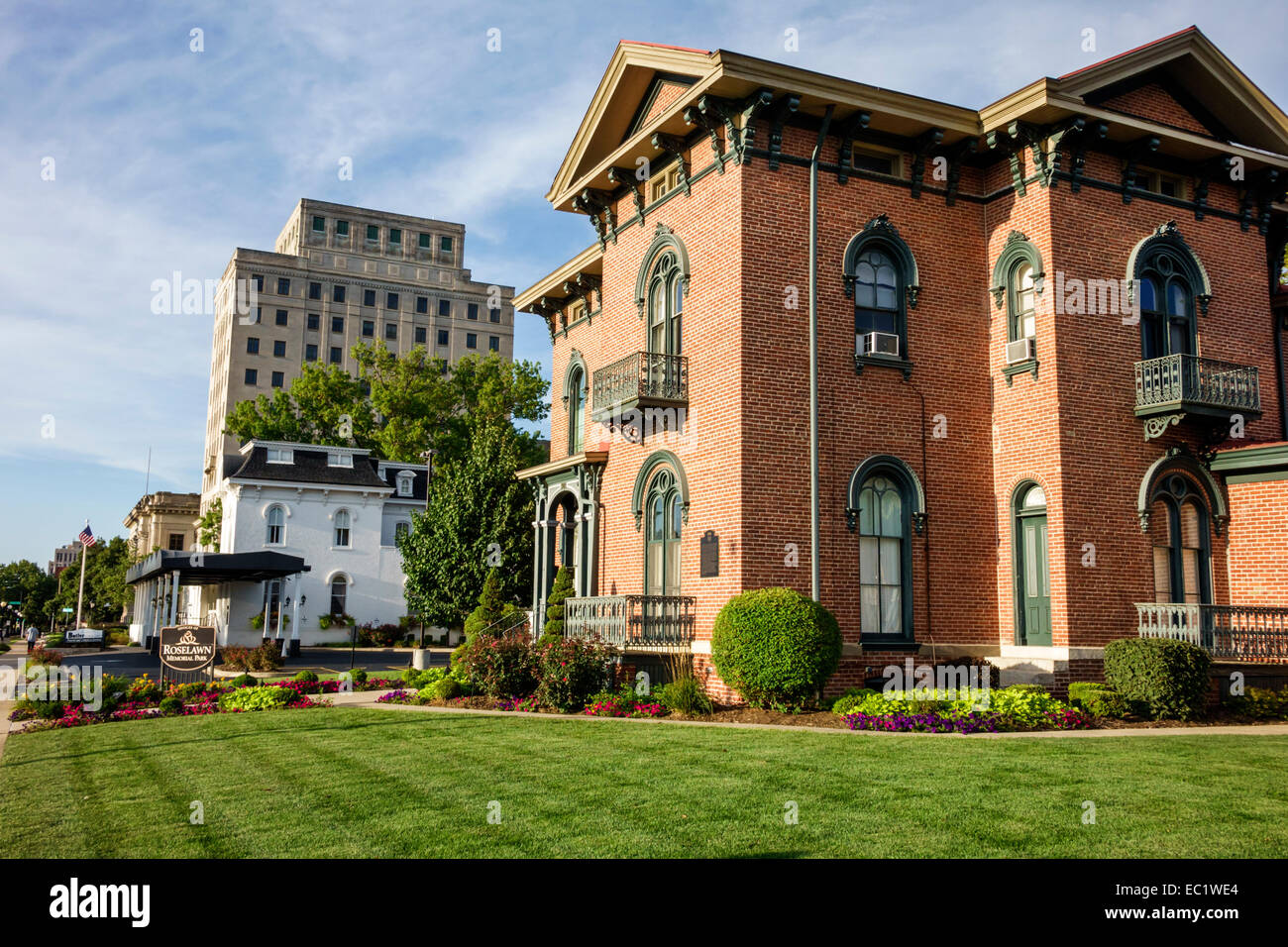 Springfield Illinois,historic highway Route 66,South 6th Street,homes ...
