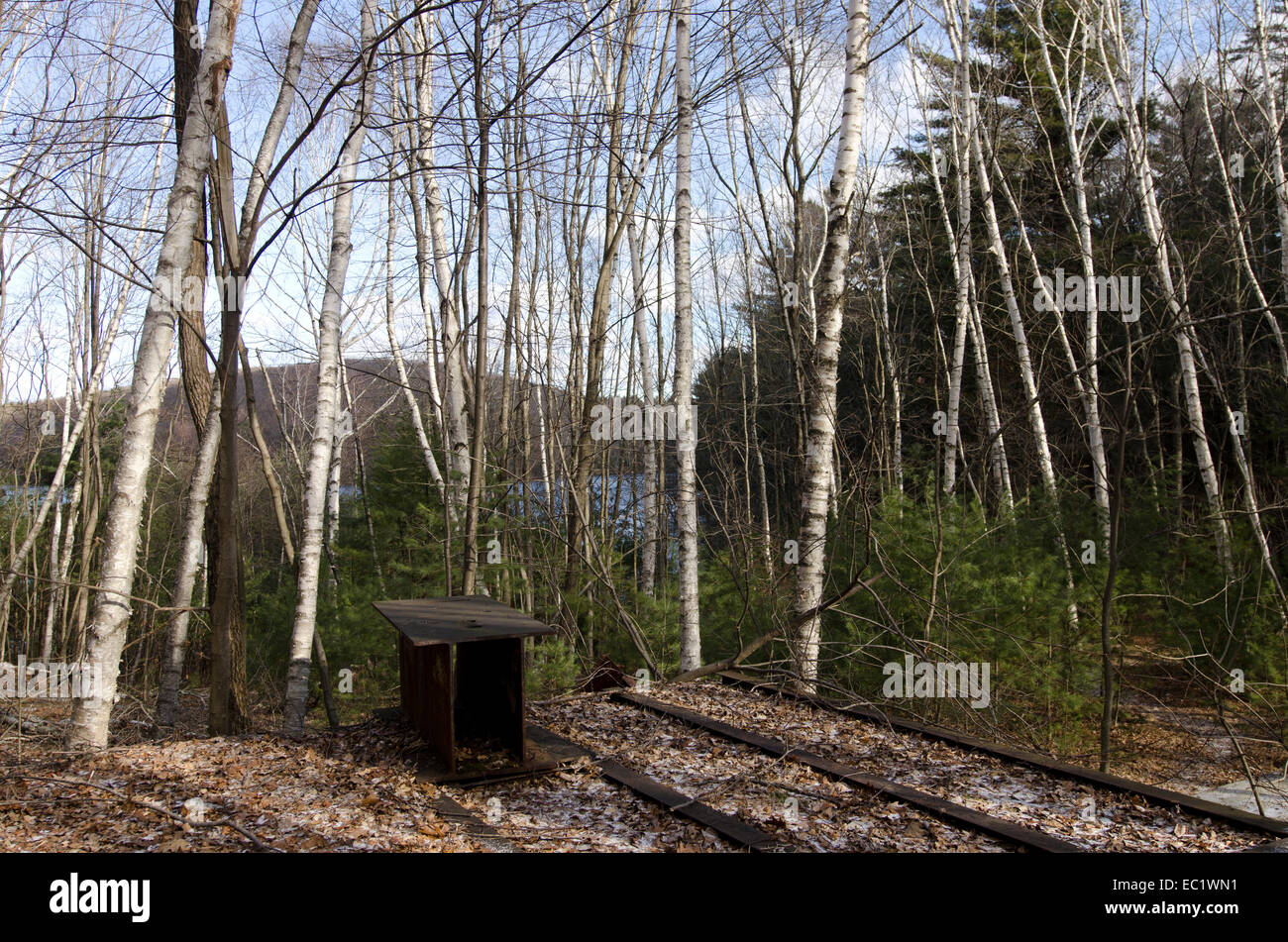 The Old Artillery Battery at Gate 53, The Quabbin Reservoir Stock Photo ...