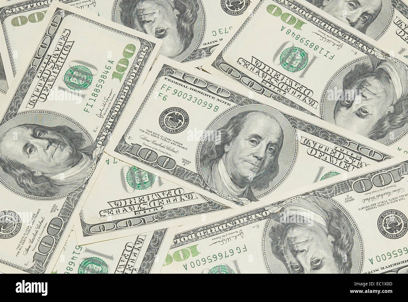 Stack of american dollars Stock Photo - Alamy