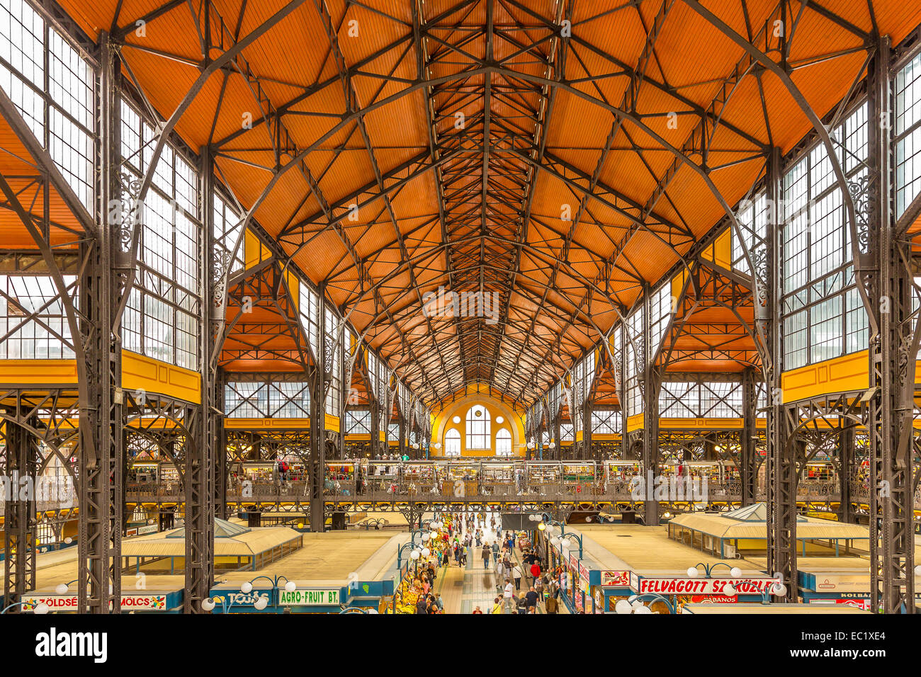 Budapest Great Market Hall Stock Photo - Alamy