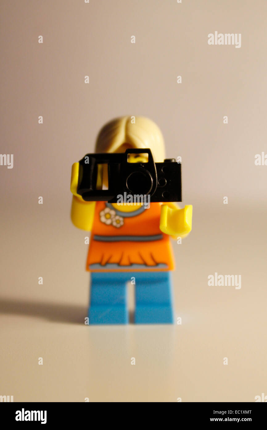 Portrait of Lego Photographer Stock Photo - Alamy