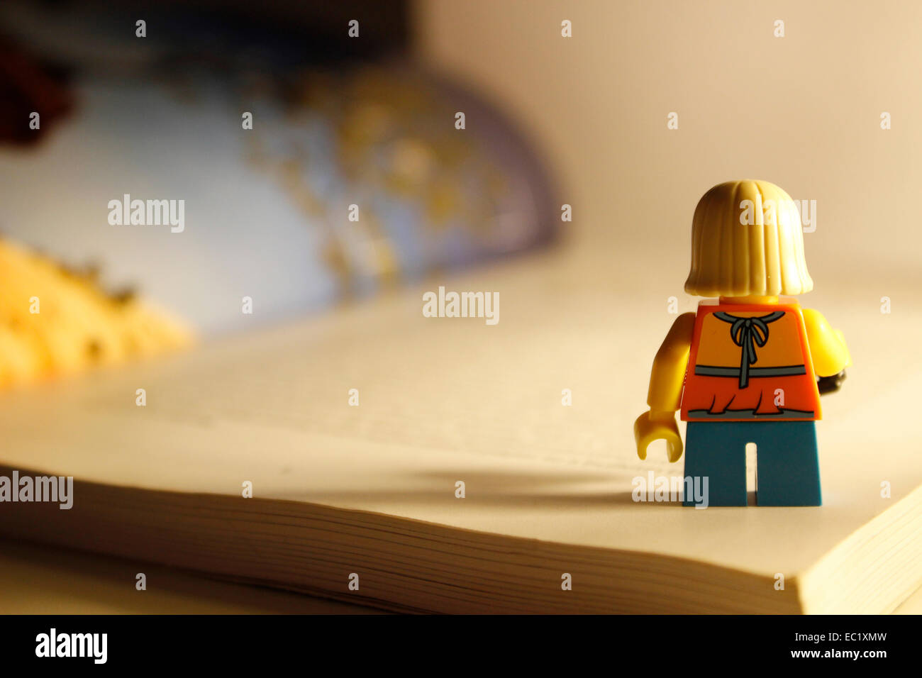 Lego reading hi-res stock photography and images - Alamy