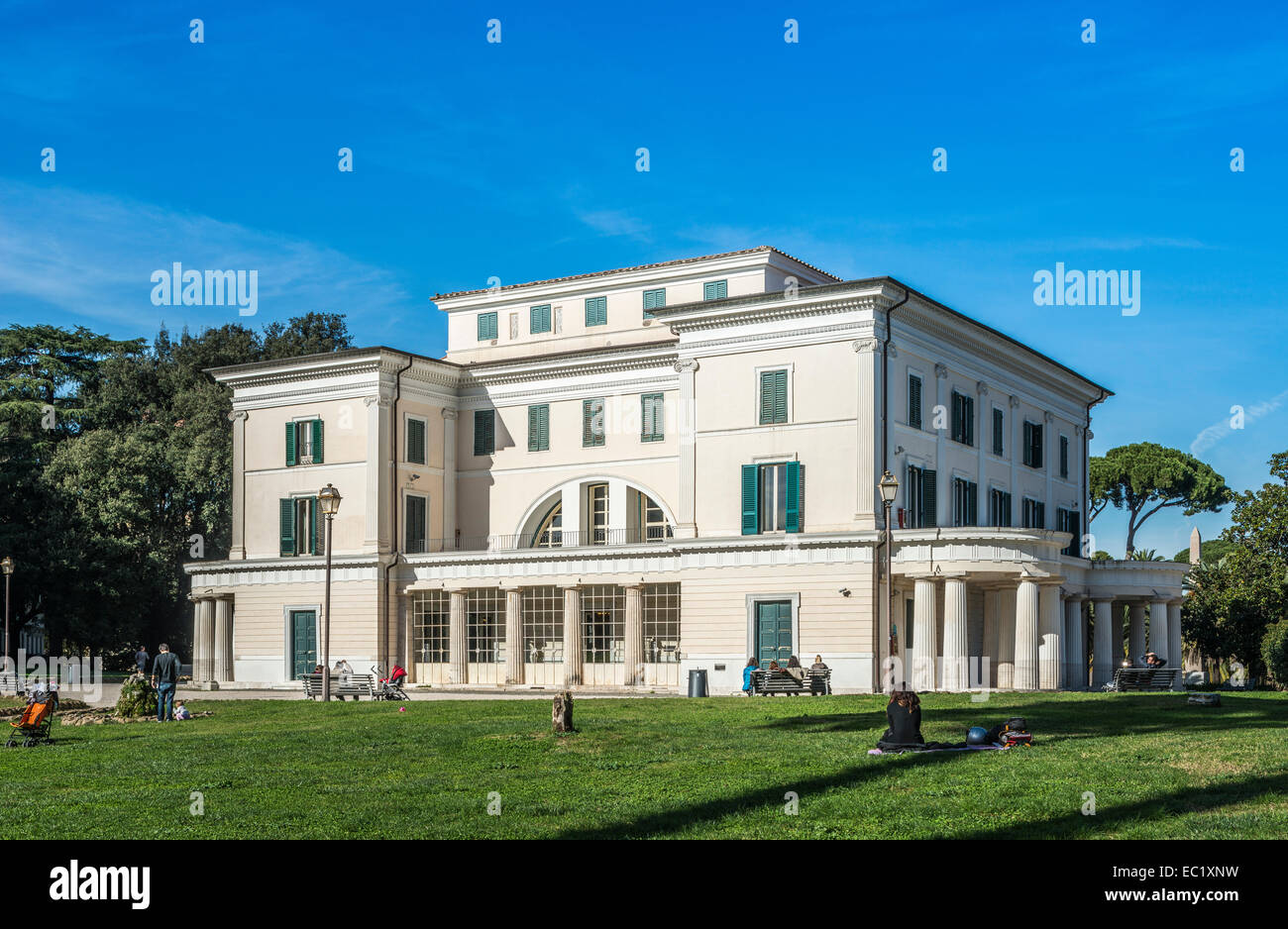 Villa Torlonia, once residence of Mussolini, now a museum and public ...