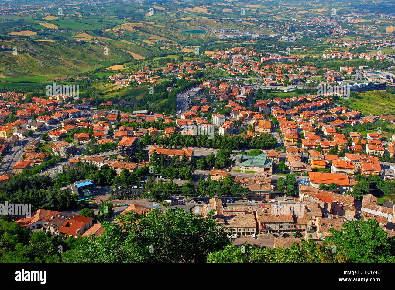 Borgo Maggiore, Monte Titano, San Marino, Republic of San Marino, Italy ...