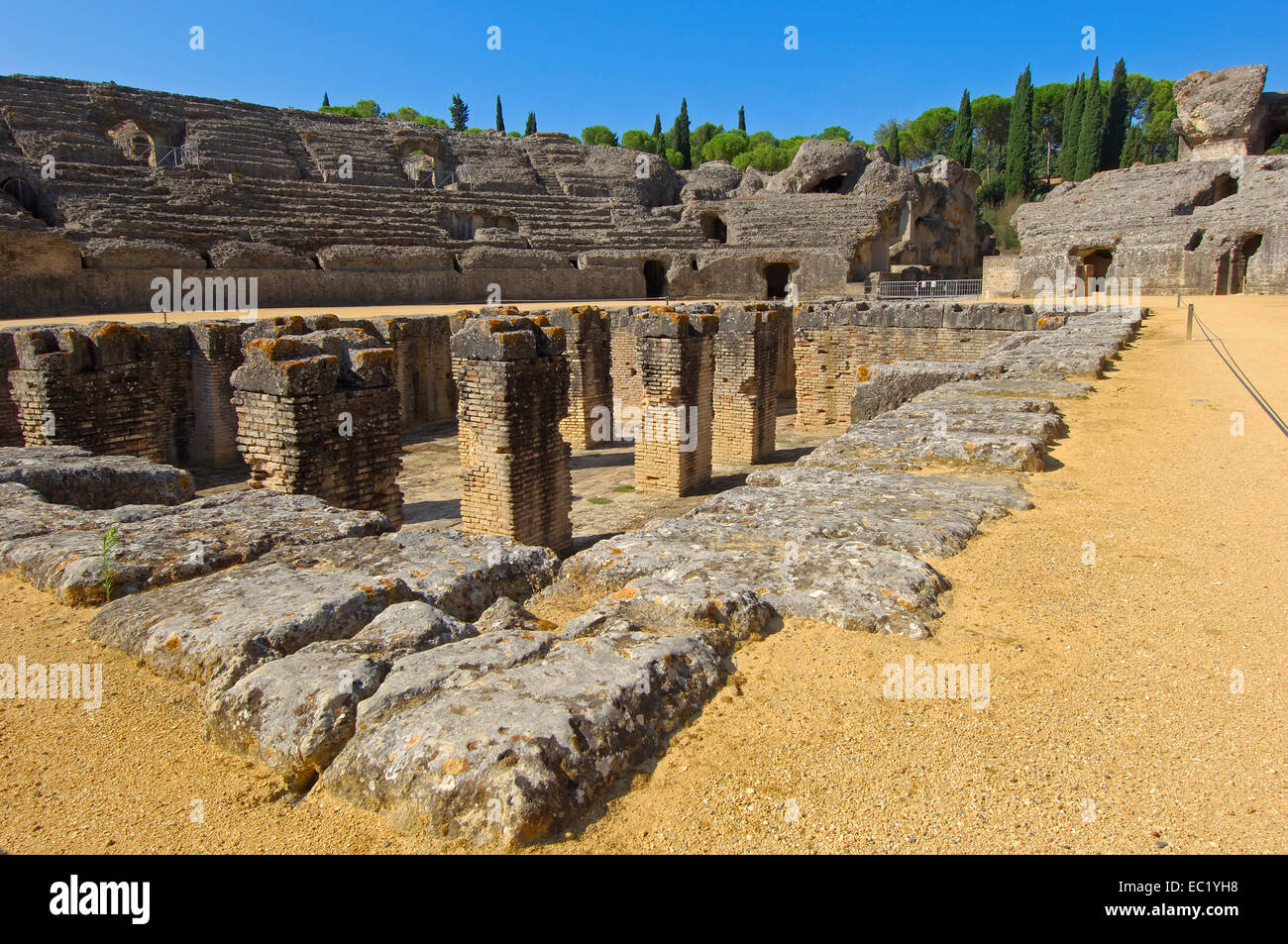 Santiponce, Italica, Roman ruins of Italica, Seville, Andalusia, Spain ...