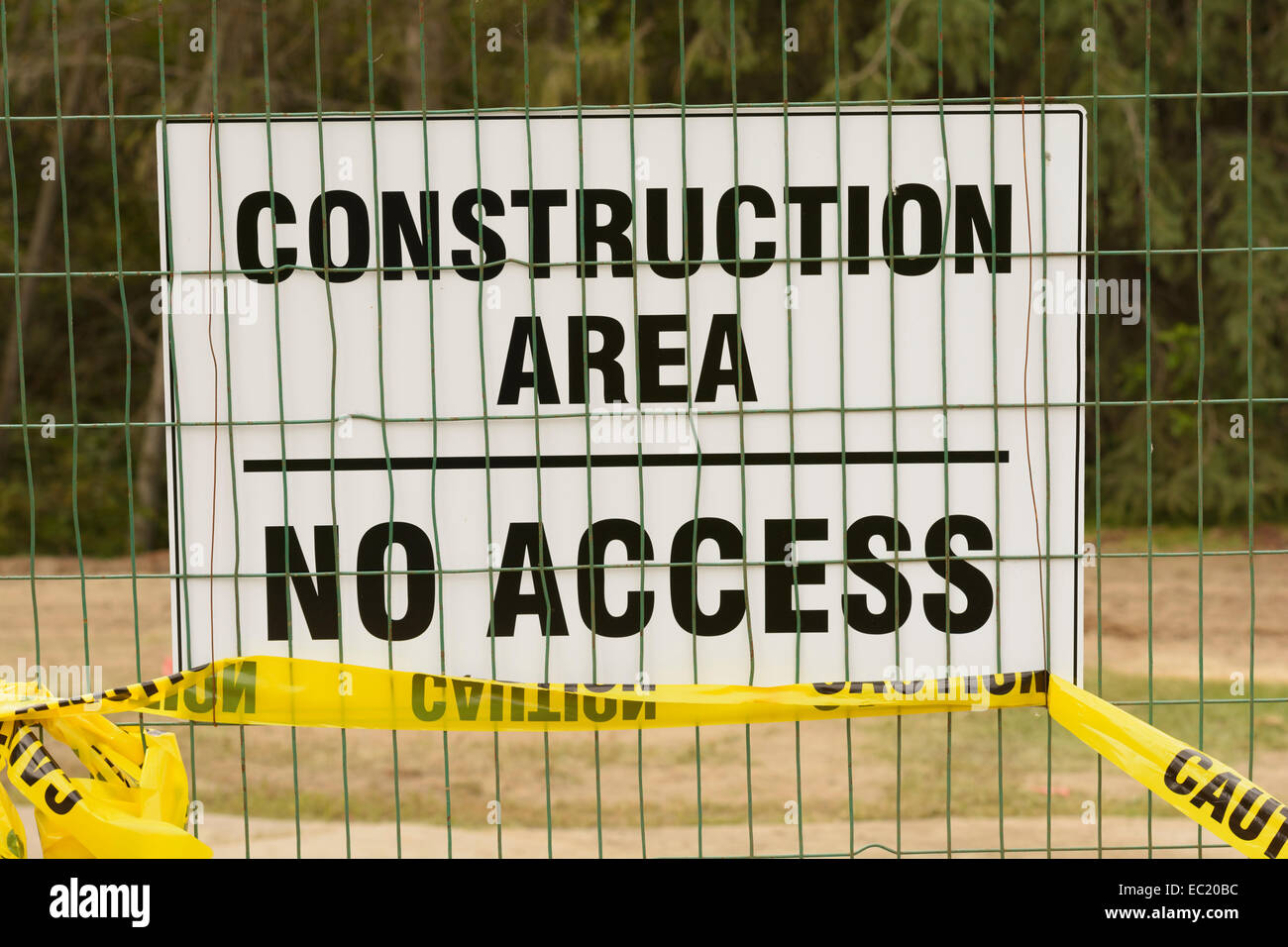 Construction area sign Stock Photo - Alamy
