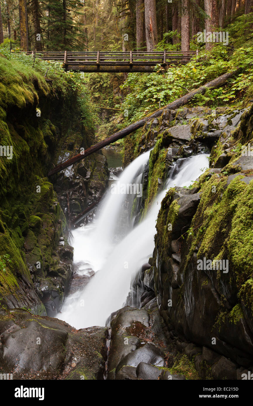 Sol Duc Falls in the Sol Duc River Valley, Sol Duc Valley, Washington ...