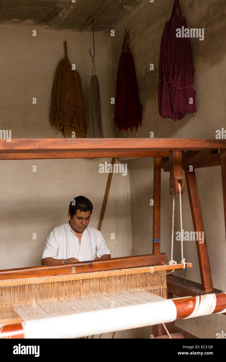 Man weaving loom hi-res stock photography and images - Alamy