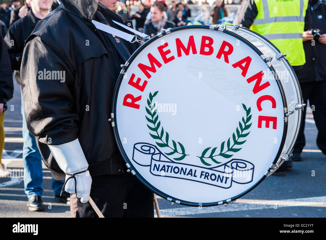 National Front march for Remembrance Sunday - London Stock Photo - Alamy