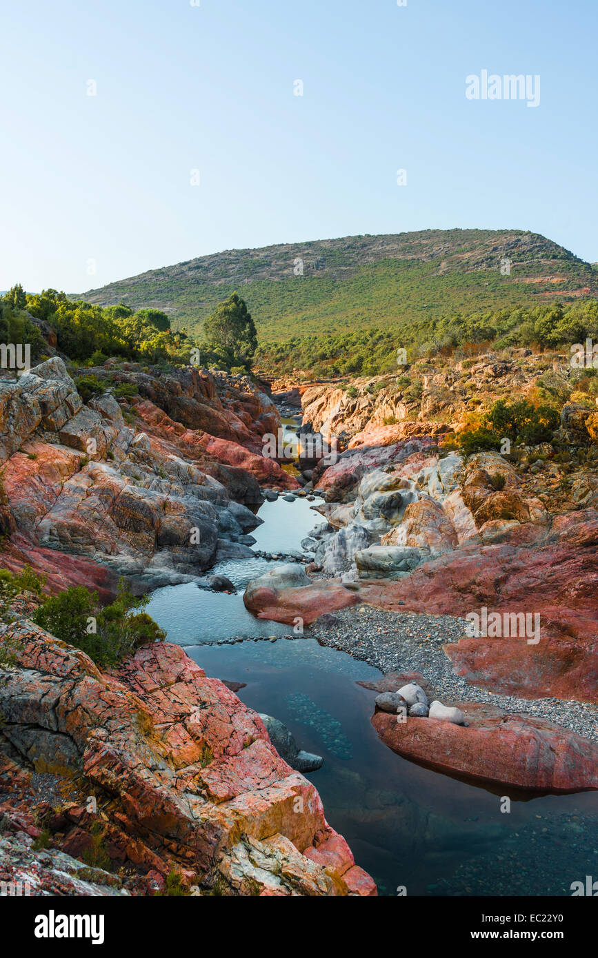 River Fango, Tuarelli, Fango valley or Vallée du Fango, Haute-Corse ...