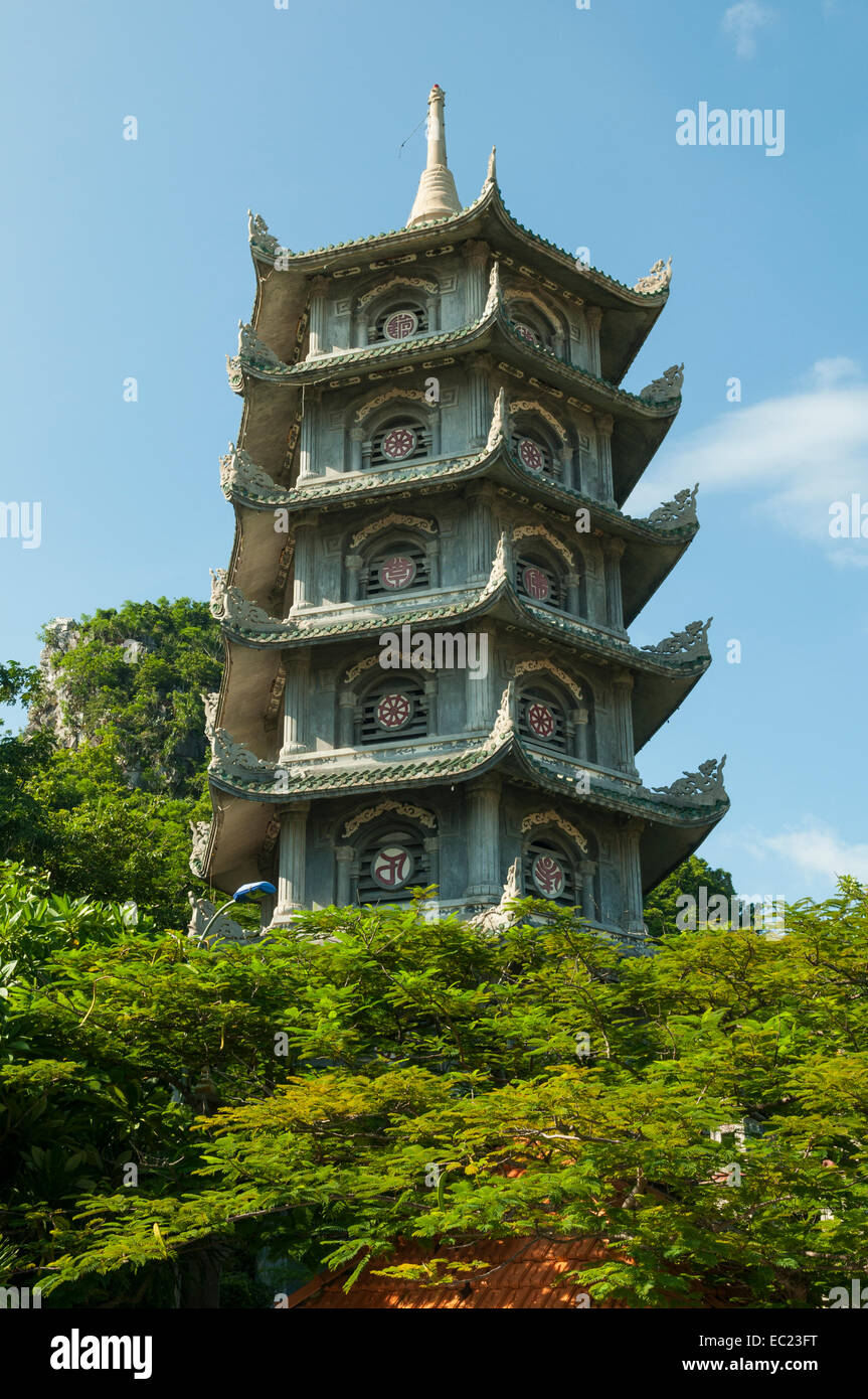 Pagoda at Marble Mountains near Hoi An, Vietnam Stock Photo - Alamy