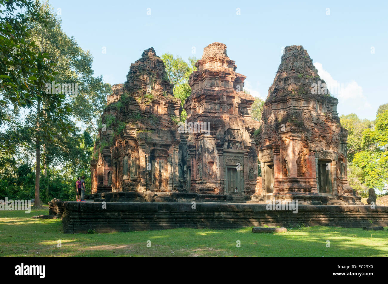 Preah ko temple roluos group hi-res stock photography and images - Alamy