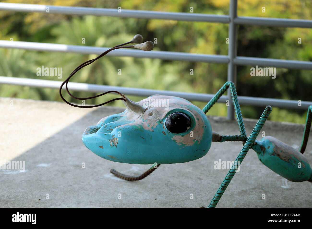 Face of a statue of the Iron ant photographed closeup Stock Photo - Alamy