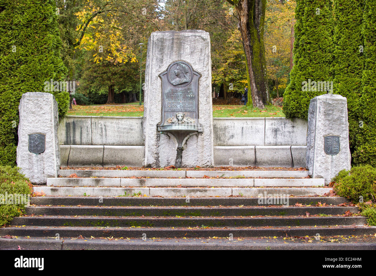 Queen Victoria monument erected in 1905, one of many different ...