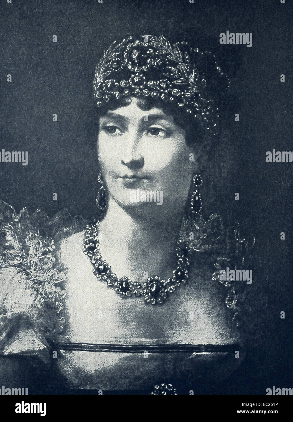 Josephine de Beauharnais (1763-1814) was the first wife of Napoleon I ...