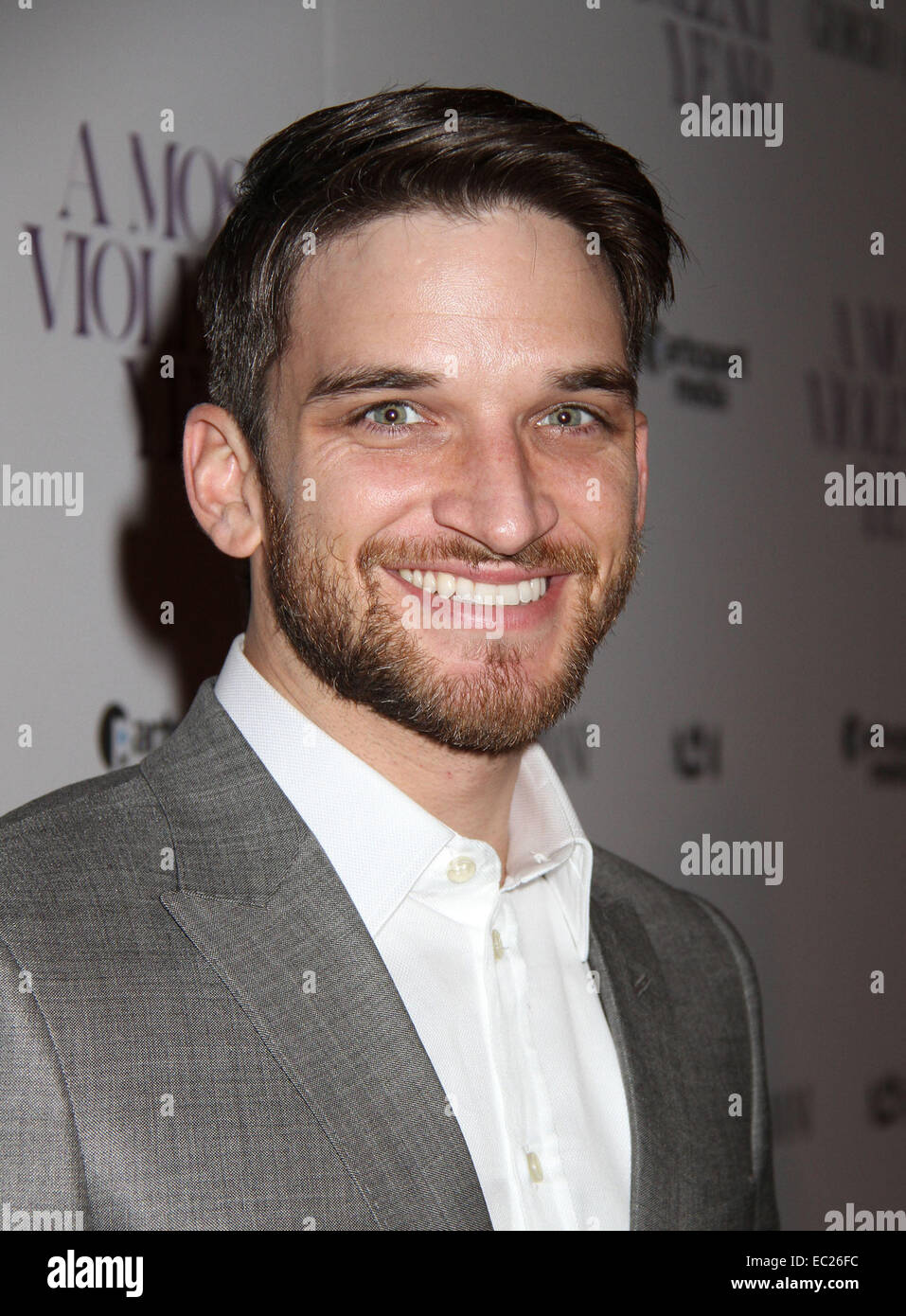 New York, New York, USA. 7th Dec, 2014. Actor EVAN JONIGKEIT attends the New York premiere of 'A ...